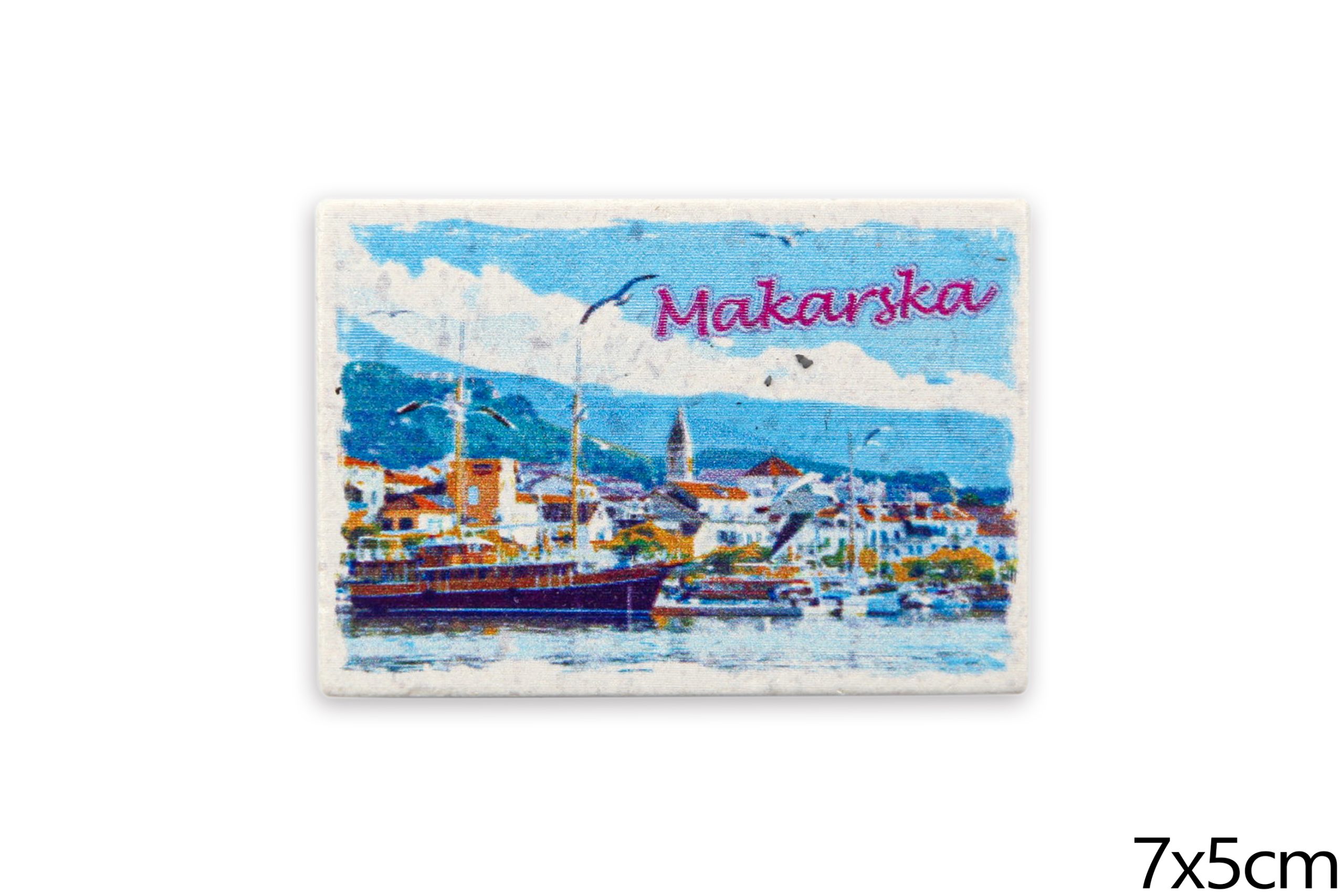 Magnet od bračkog kamena, Makarska